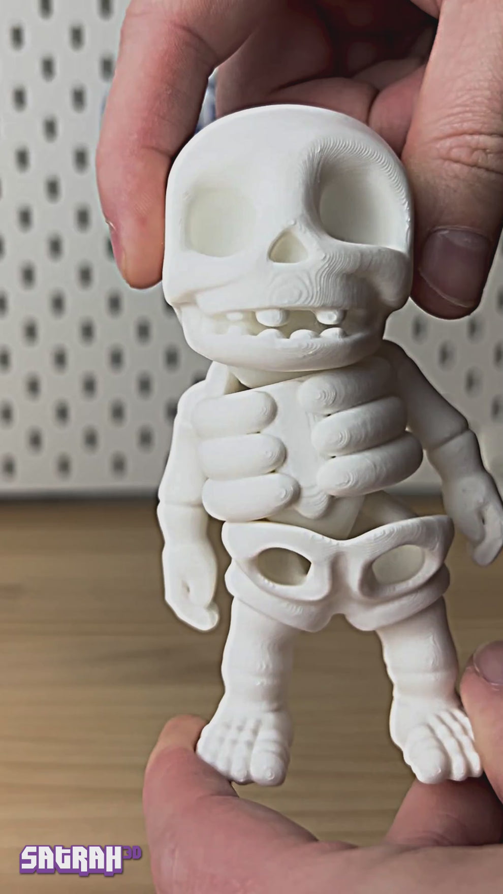 Flexi Chubby Skeleton Fidget by Satrah 3D