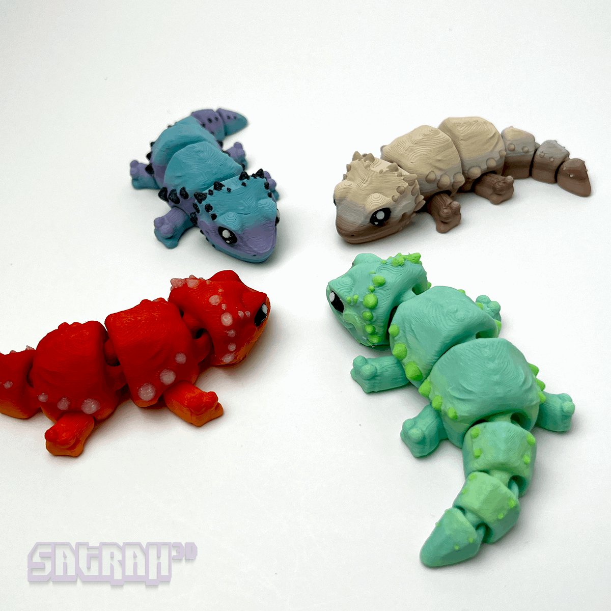 Baby Elemental Dragon Fidgets | Set of 4