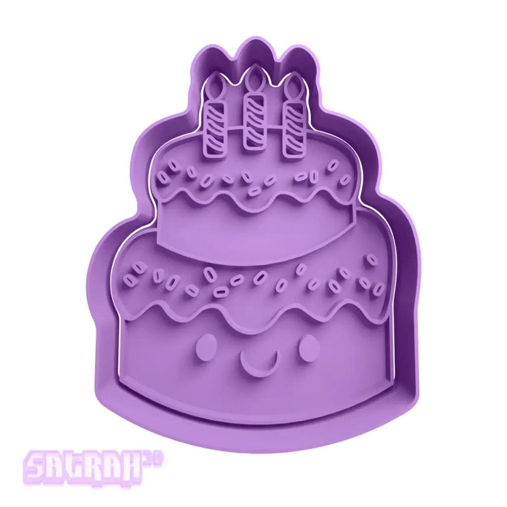 Birthday Cake Cookie Cutter | Satrah 3D