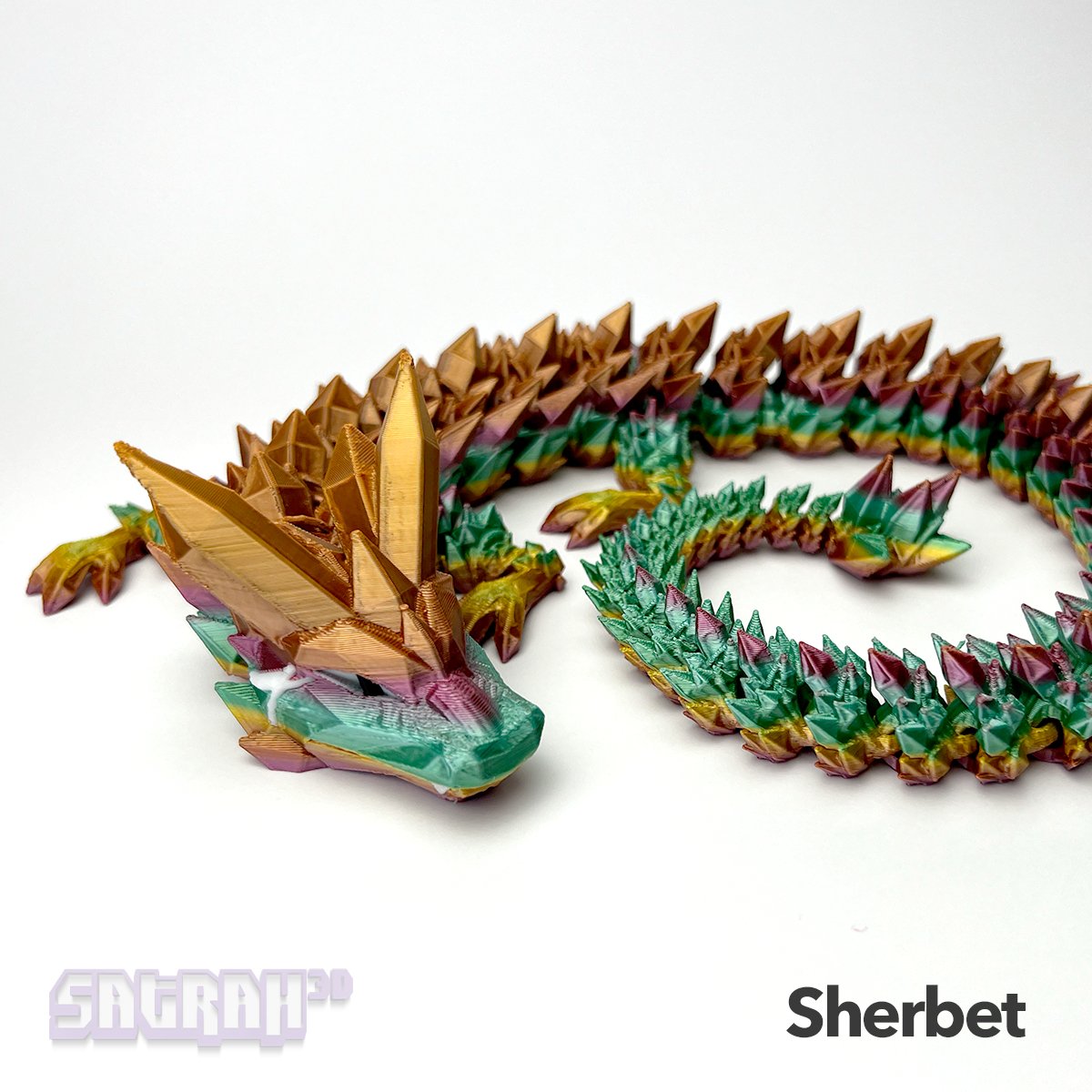 3D Printed Dragons - Articulated, Fidget Toys, and More | Satrah 3D
