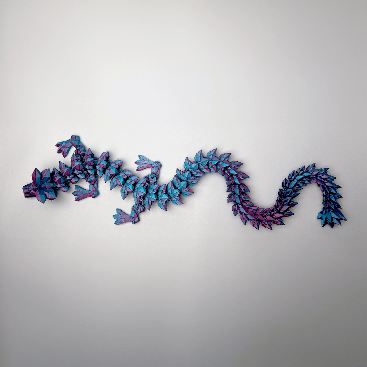 Crystal Dragon | 3D Printed Articulated Dragon Australia – Satrah 3D