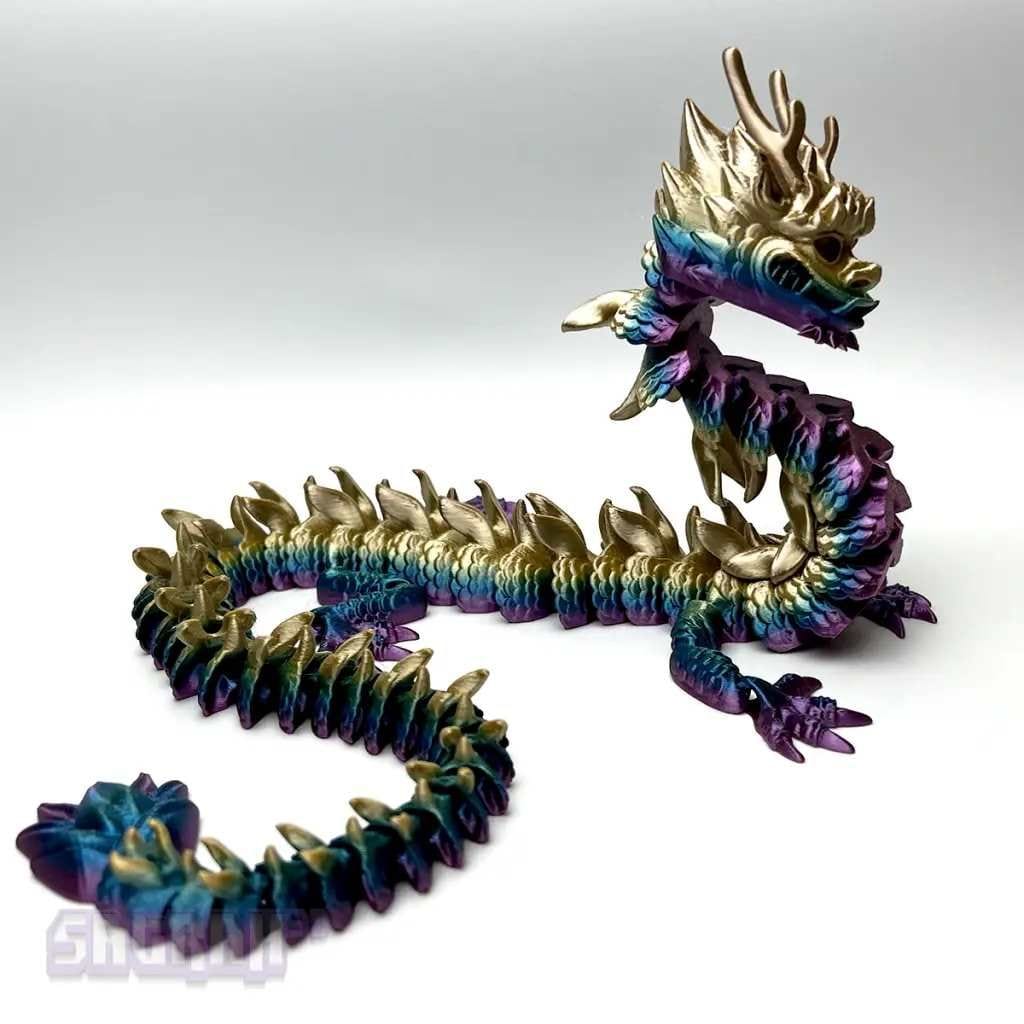 Imperial Dragon – 70cm Articulated Fantasy Toy | Satrah 3D
