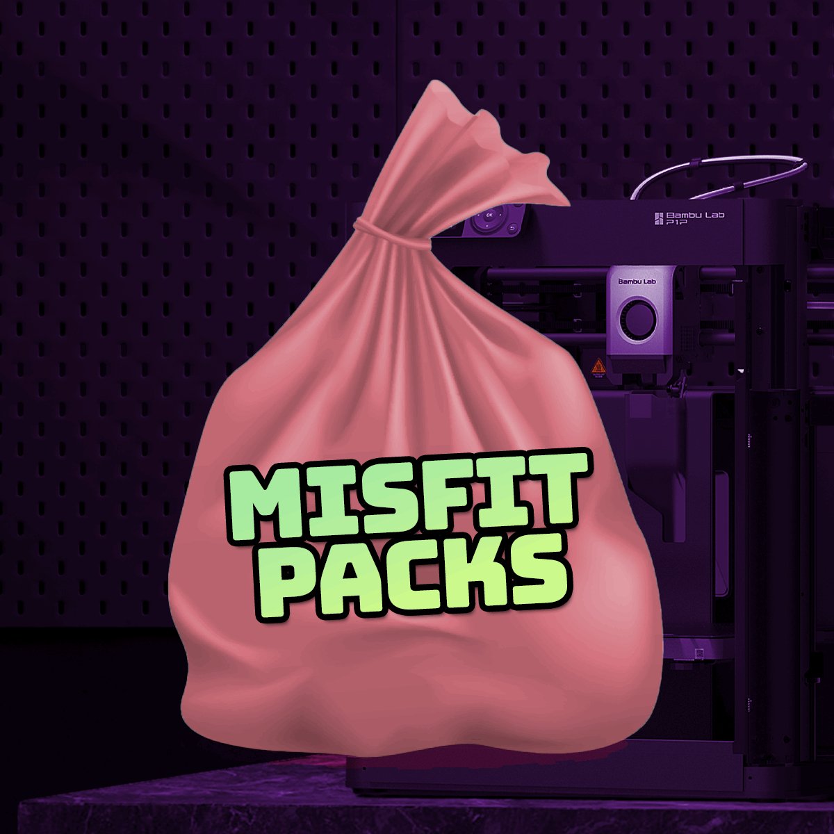 Misfit Packs – Unique 3D Printed Assortments at Satrah 3D