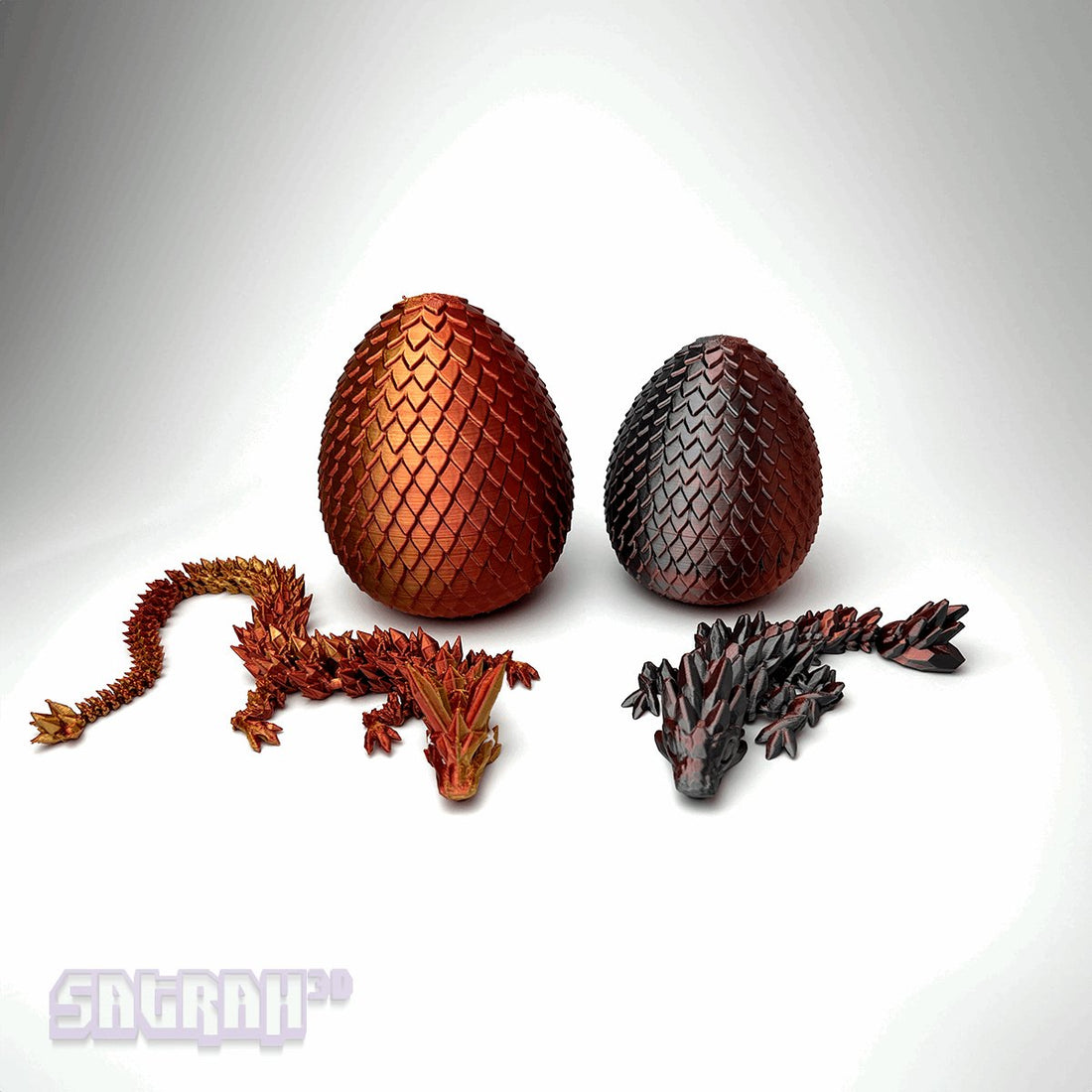 Mystery Dragon Eggs – Hatch Your Own Articulated Dragon | Satrah 3D