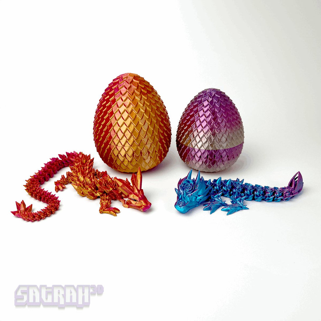 Mystery Dragon Eggs – Hatch Your Own Articulated Dragon | Satrah 3D