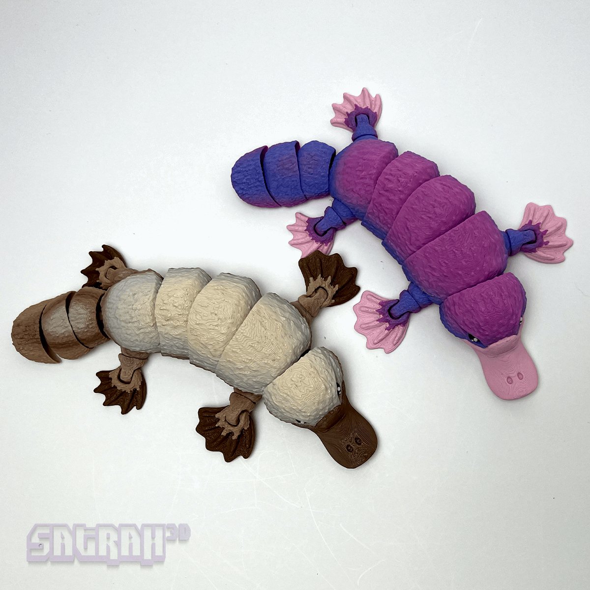 Articulated Flexi Platypus - Eco-Friendly 3D Printed Fidget Toy ...