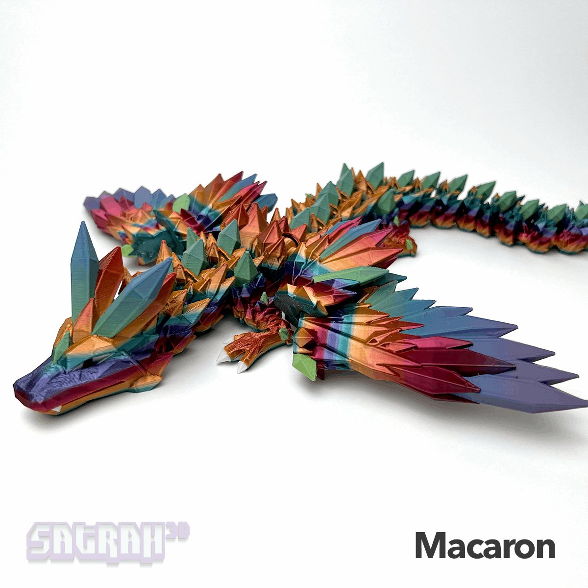 Create Uniquely Articulated Dragon with Premium Crystal Wings