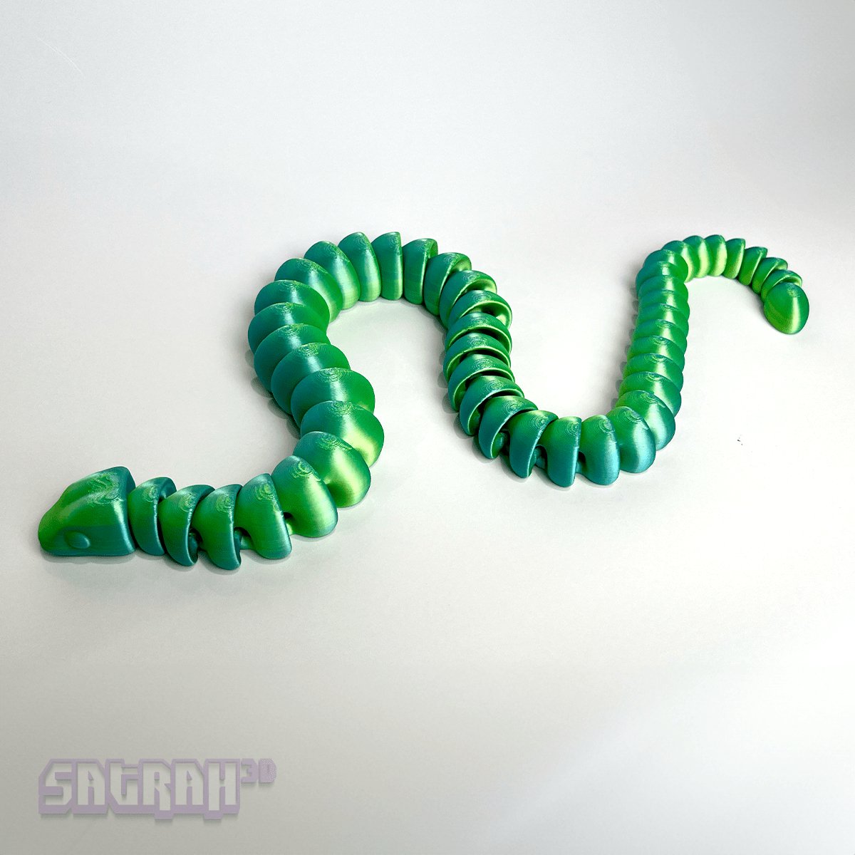 Snake Flexi Fidget - Articulated 3D Snake Fidget | Satrah 3D