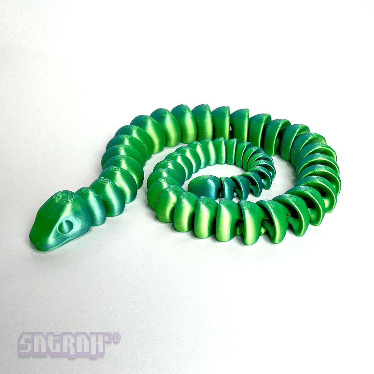 Snake Flexi Fidget - Articulated 3D Snake Fidget | Satrah 3D