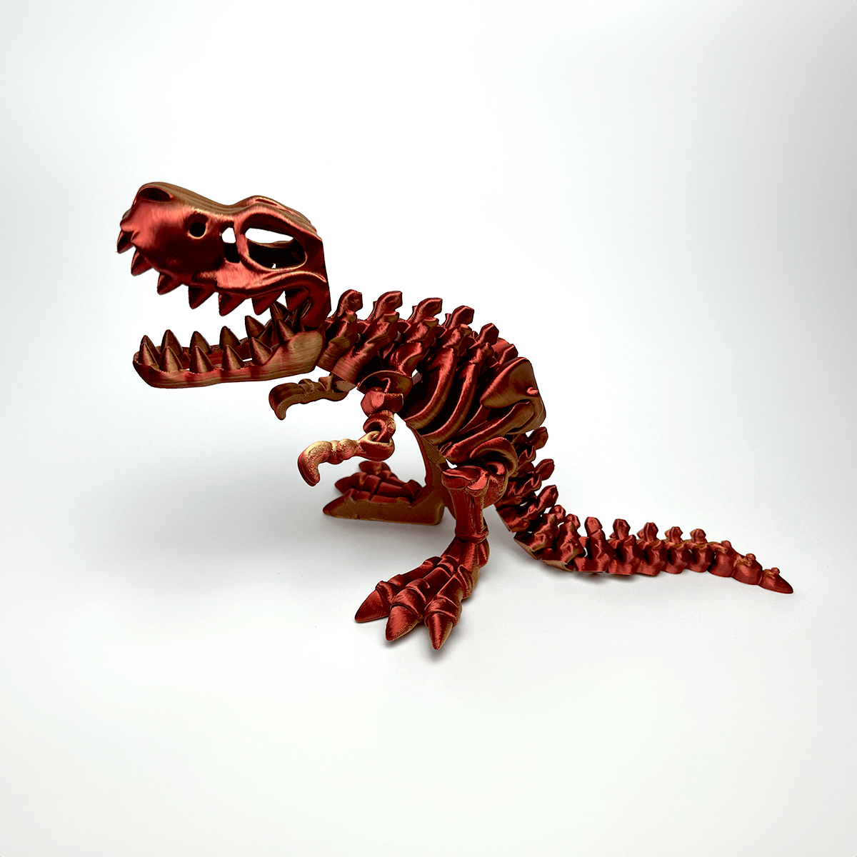 T-Rex Skeleton | 3D Printed Articulated Dinosaur Fidget Toy