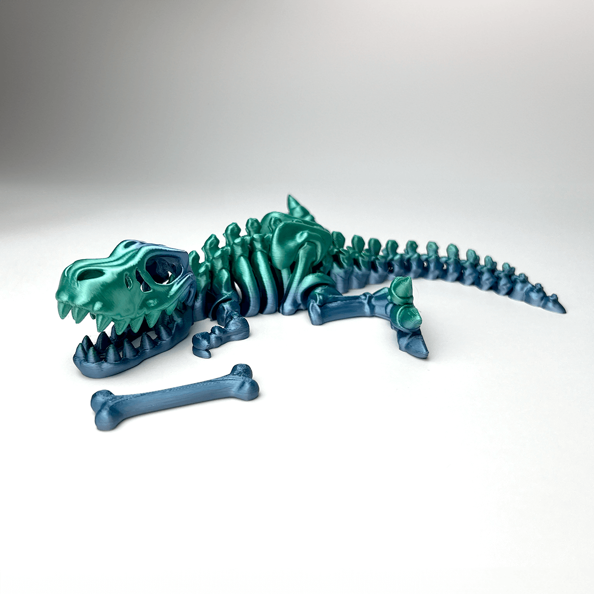 T-Rex Skeleton | 3D Printed Articulated Dinosaur Fidget Toy